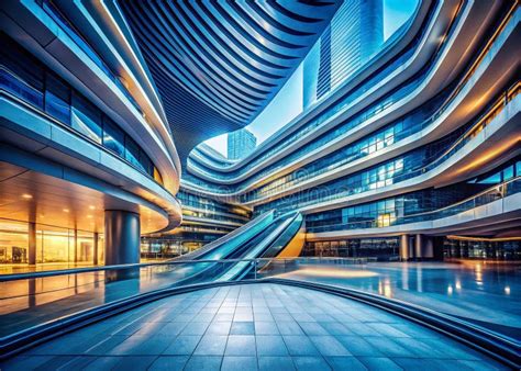 Stunning Urban Exploration Modern Architecture With Dynamic Diagonal Lines And Flowing Curves