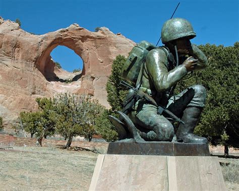 Code Talker Navajo Memorial Park Window Rock Az Woody Hibbard