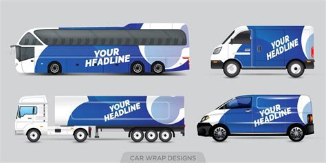 Diseño De Publicidad De Transporte Concepto De Diseño Gráfico De Coche