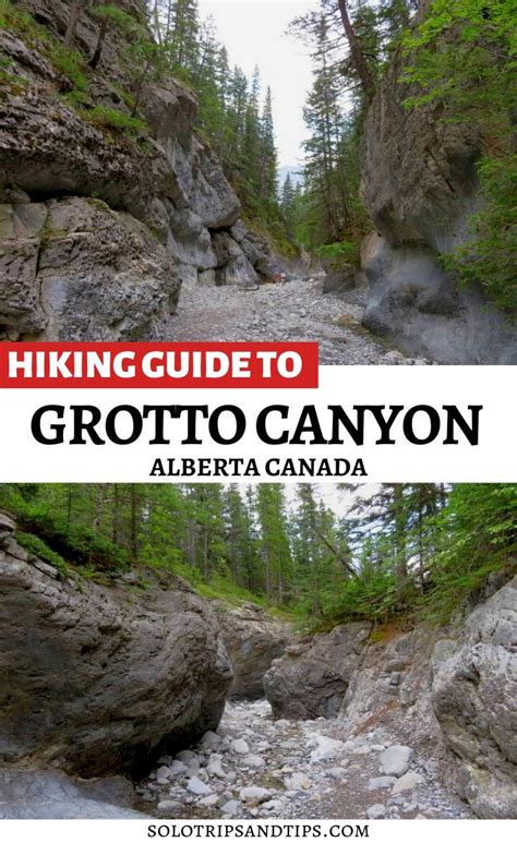 Grotto Canyon Unique Canmore Hike In Kananaskis Country Alberta