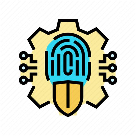 Security System Biometric Fingerprint Id Finger Icon Download On Iconfinder