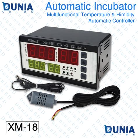 Xm 18 Incubator Controller With Temperature Humidity Sensor Probe Full