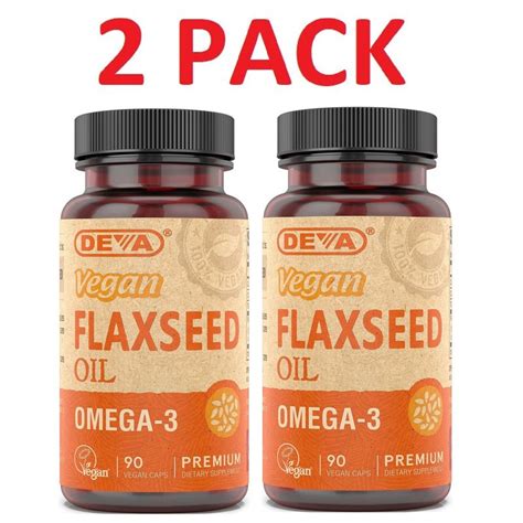Deva Vegan Flaxseed Oil Omega 3 Organic Cold Pressed And Unrefined 2