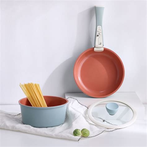 독립 필수품 Ih 쿡웨어 탈부착 냄비 프라이팬 4종 세트 비스포크 감도 깊은 취향 셀렉트샵 29cm