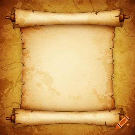 Old Paper Scroll With Writing