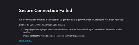 Error About Revoked Certificate Only In Firefox Rfirefox