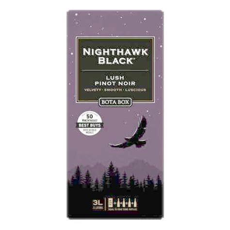 Bota Box Nighthawk Lush Pinot Noir Town And Country Supermarket Liquors