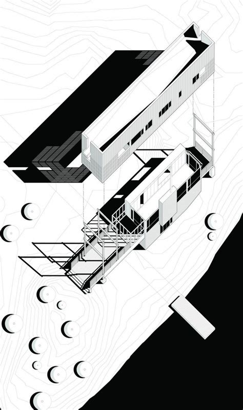 Exploded Axonometric Diagram Architecture Architecture Drawing Presentation Architecture Collage