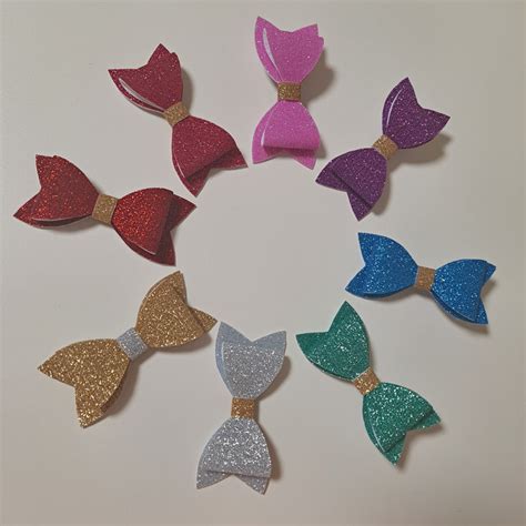 반짝이 리본 집게핀 아이디어스