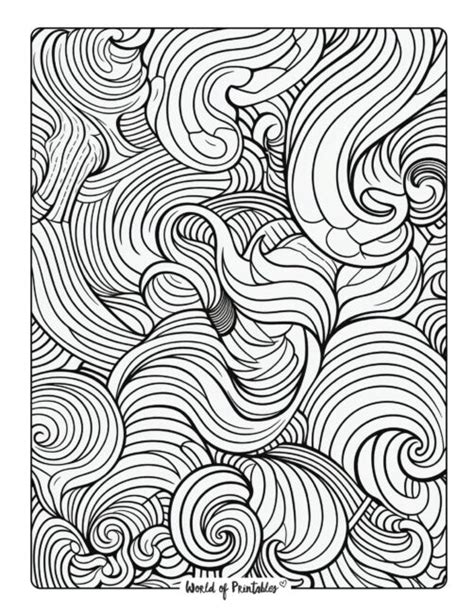 Coloring Pages Abstract Art Printable