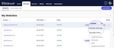 how to point my website to siteground siteground kb
