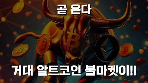 곧 온다 거대 알트코인 불마켓이 Youtube