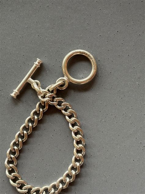 Made In California【t Bar Cuban Bracelet 太さ小】 Large Lab Town