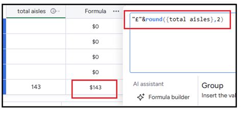 Format Formula Column And Have It Display The Column Summary Too