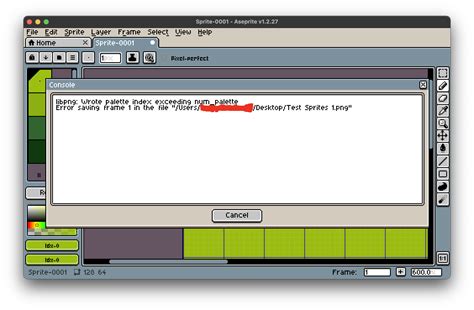 Exporting An Indexed Image That S Using Any Palette Other Than The Default Causes Project