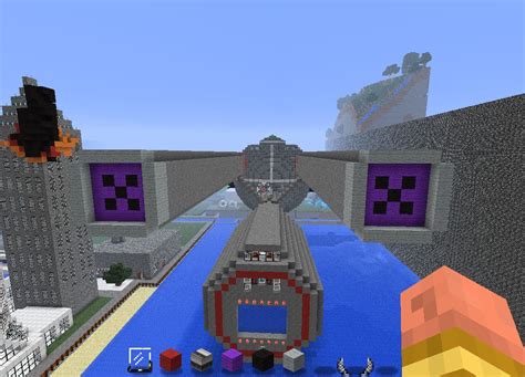 Mozzie Scale Daedalus Class Starship Minecraft Map