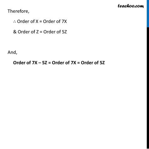 Ex MCQ If N P Then Order Of Matrix X Z Is Teachoo