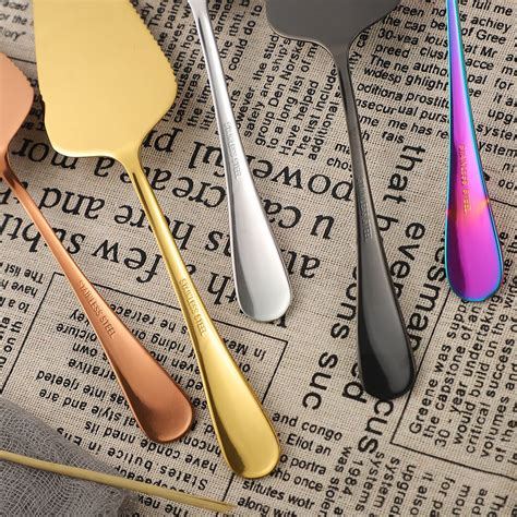 Black Stainless Steel Cake Spatula Baking Shovel S Vicedeal