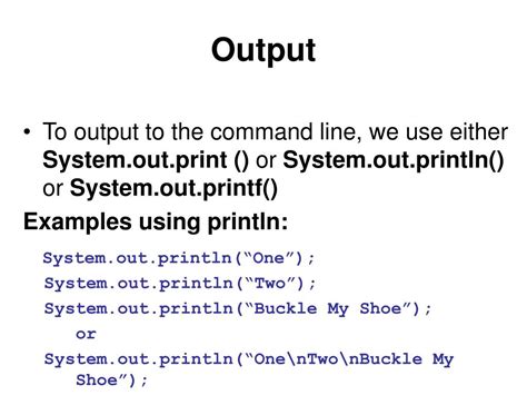 PPT Input Output In Java PowerPoint Presentation Free Download ID 4682344
