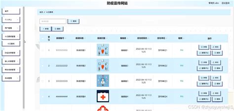 java php node js python防疫宣传网站 年毕设 CSDN博客