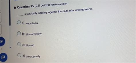 Solved Question 15 2 5 Points Retake Questionis Chegg Com