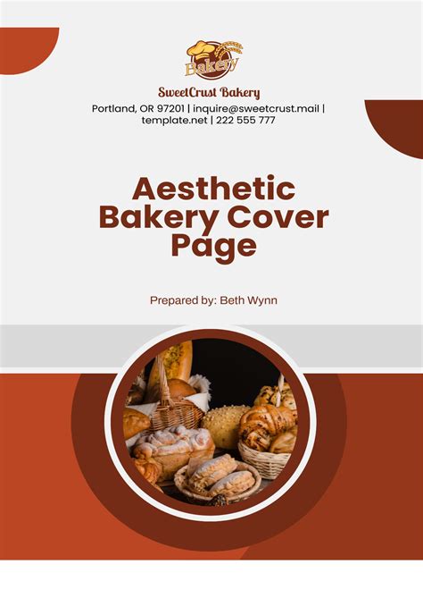 Free Bakery Templates To Edit Online