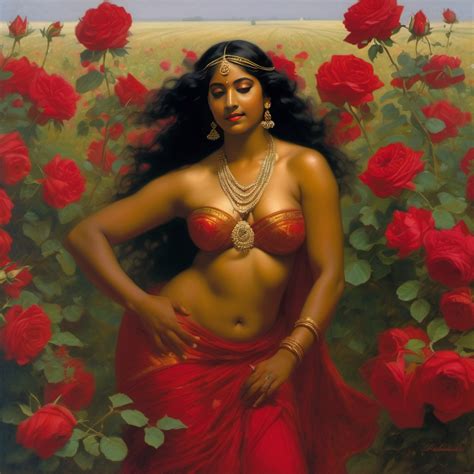 Rule 34 Ai Generated Belly Black Hair Bracelet Breasts Curly Hair