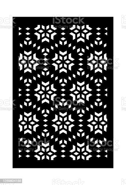 그늘 화면 개인 정보 보호 울타리 템플릿 레이저 컷 벡터 패널 화면 울타리 칸막이 Cnc 장식 패턴 잘리 디자인 인테리어 요소 이슬람 아랍어 레이저 절단 가리기에 대한 스톡