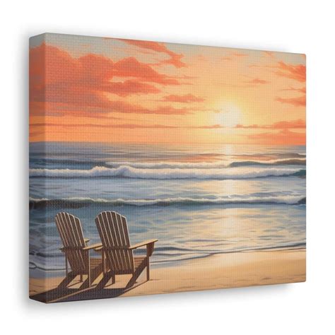 Beach Chair Art Etsy