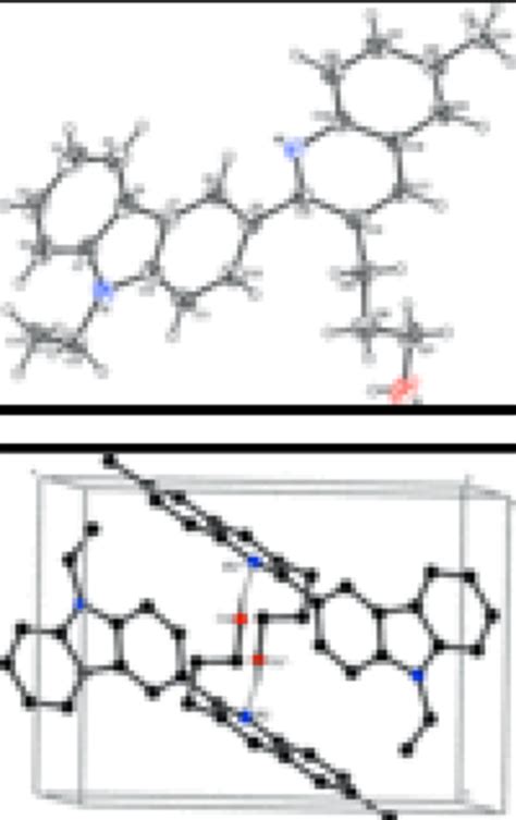 The Molecular Structure Of The Title Compound Showing The Atomic Download Scientific Diagram