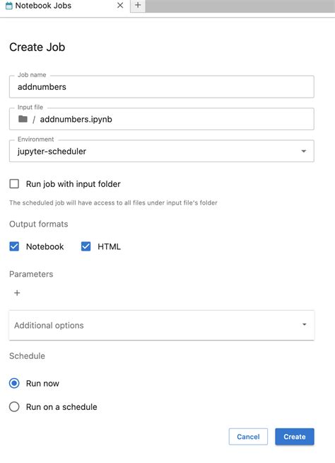 Users — Jupyterscheduler Documentation