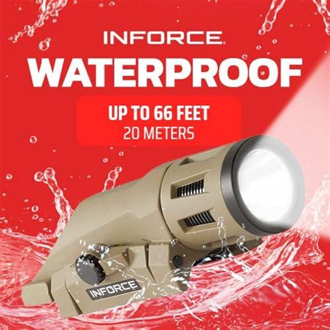 Inforce Wml 400 Lumens Gen 2 Weaponlight White Light Fde 9071
