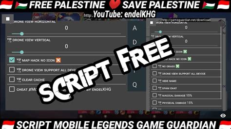 script mobile legends game guardian - YouTube