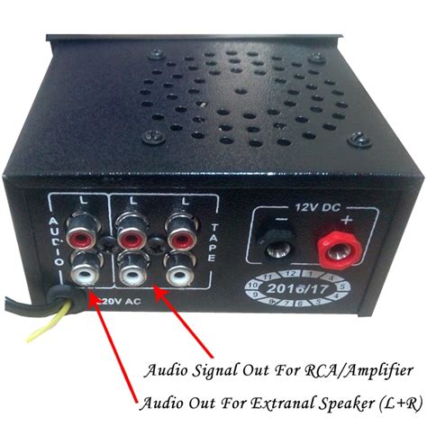 AC DC Power Stereo Audio Amplifier MP Player Module With Speaker SD Card USB FM Radio AUX