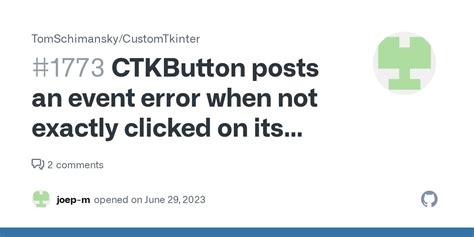 Ctkbutton Posts An Event Error When Not Exactly Clicked On Its Text