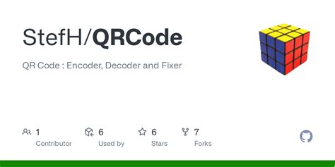 Github Stefhqrcode Qr Code Encoder Decoder And Fixer