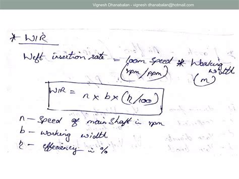 Weaving Calculation By Vignesh Dhanabalan Pdf Women S Outerwear Women S Clothing