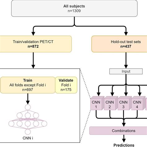 Overview Of K Fold Cross Validation Training And Ensemble Predictions