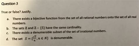 solved there exists a bijective function from the set of all