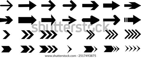 Arrow Icon Set Arrow Cursor Arrow Stock Vector Royalty Free 2517493875 Shutterstock