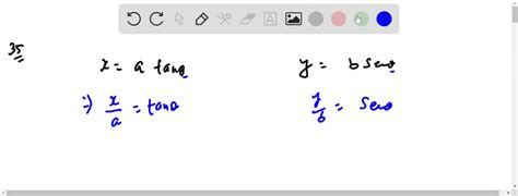 solved show by eliminating the parameter theta that the following