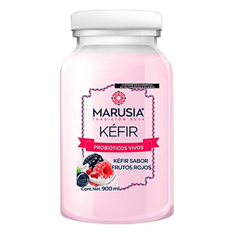 Kéfir Marusia Bebible Frutos Rojos 900ml Chedraui
