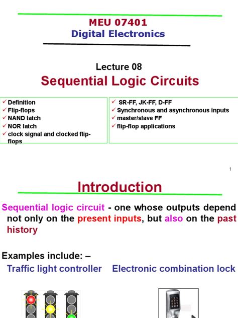 Sequential Logic Circuits Digital Electronics Pdf Electronic