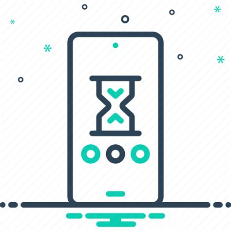 Pending Sand Timer Hourglass Sandglass Processing Stand By Icon