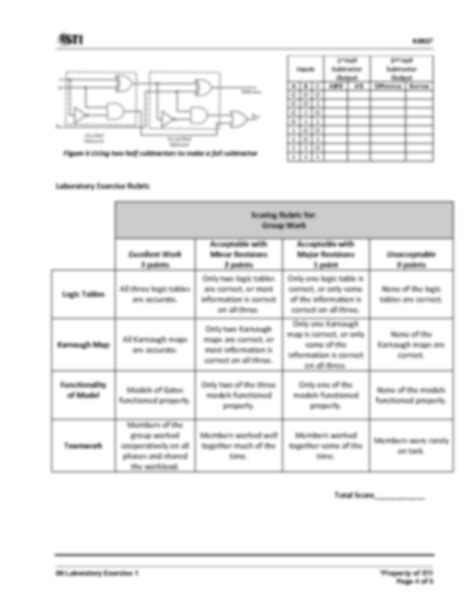 Solution Combinational Logic Adders And Subtractors Lab Exercise