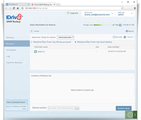 Faqs On Nas Backup Idrive Qnap Backup Application