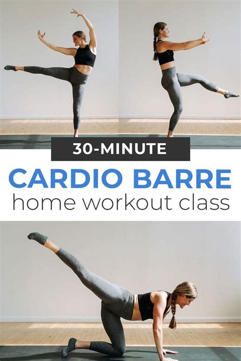 30 Minute Cardio Barre Class Video Barre Workout Barre Workout