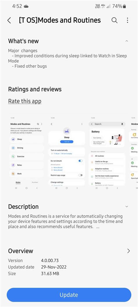 Samsungs Modes And Routines App Gets Updated With Better Sleep Mode Features Sammobile