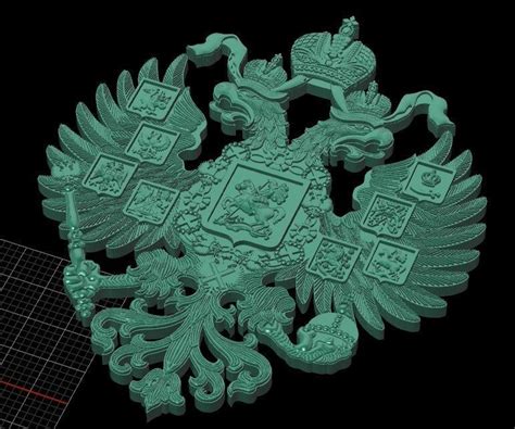 Gerb 6 Coat Of Arms Of The Russian Empire 3d Model 3d Printable Cgtrader