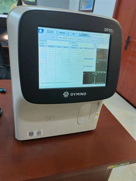 Dymind Clinical Analytical Instruments Auto Blood Hematology Analyzer 5